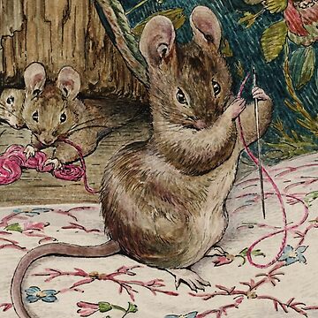 "The mice at work, threading the needle by Beatrix Potter" Poster for ...