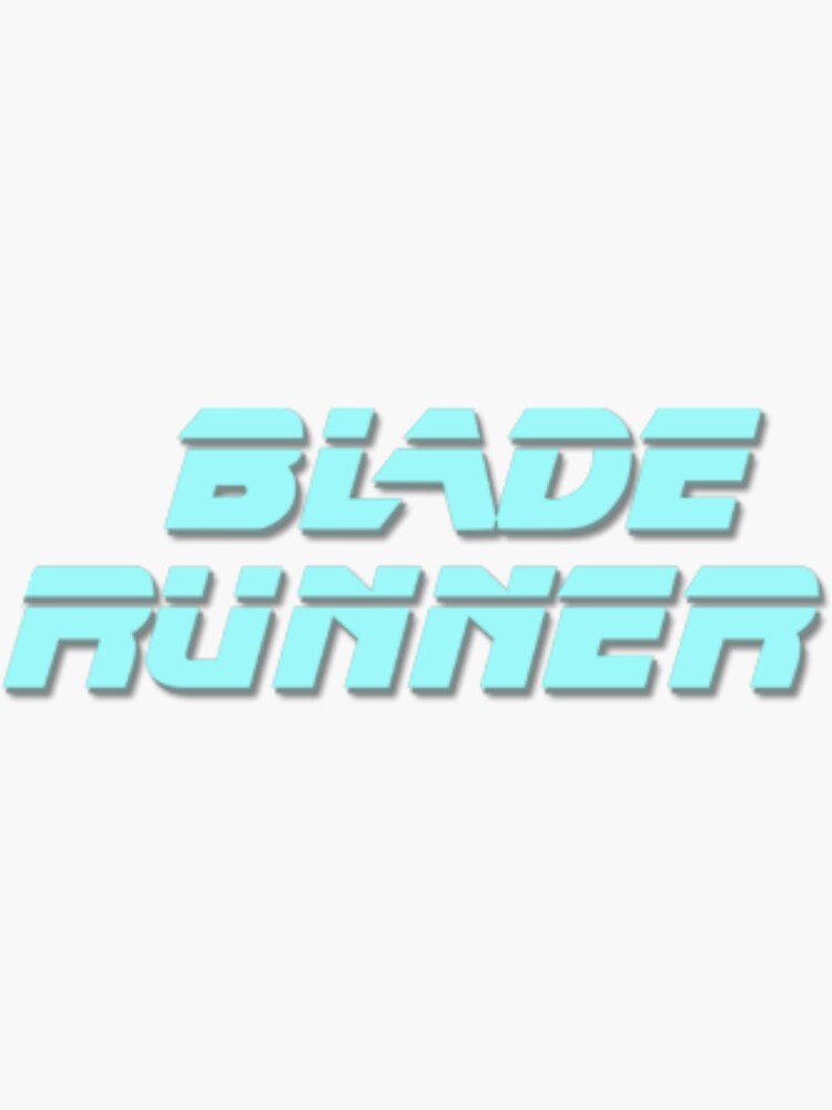 "Blade Runner" Sticker by jessicarachel | Redbubble