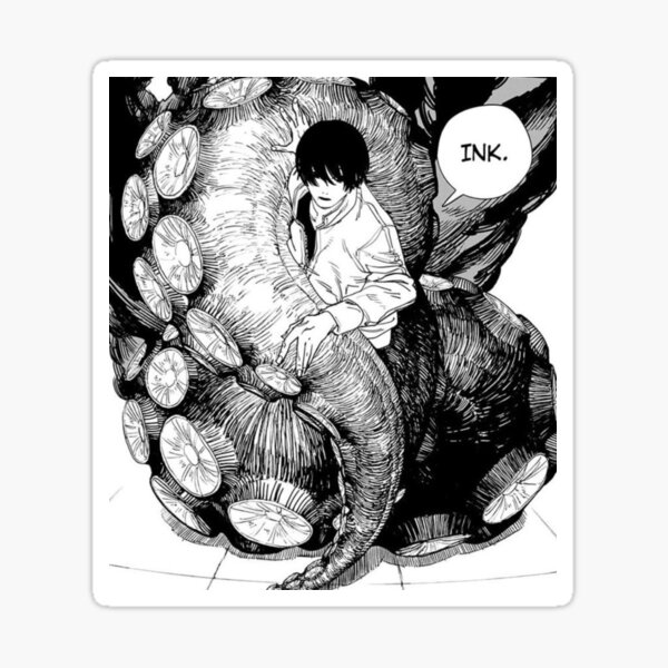 "Yoshida Chainsaw Man Sticker" Sticker for Sale by Tenshi33 | Redbubble