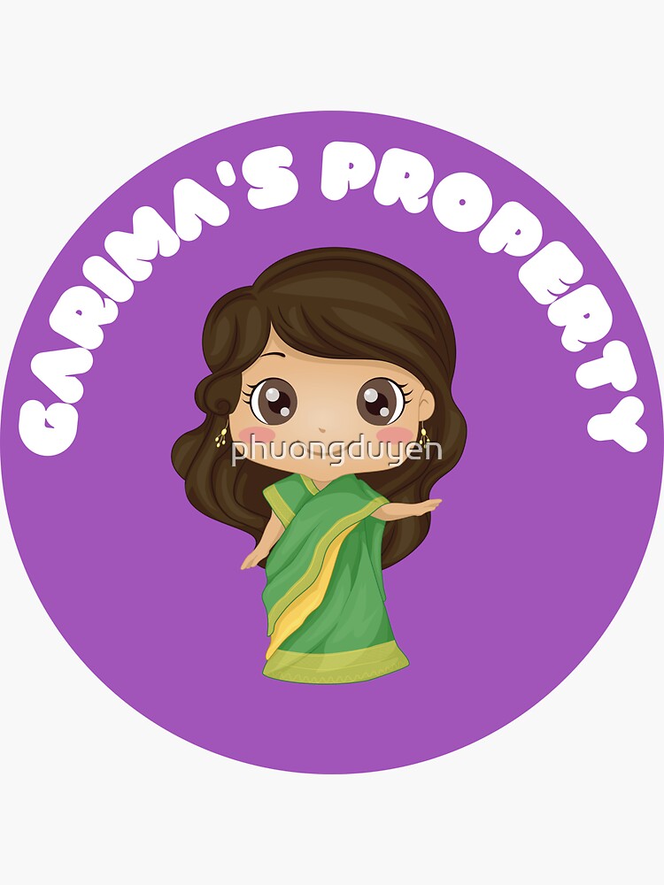 "Garima's property | Cute picture | Indian girl " Sticker for Sale by ...