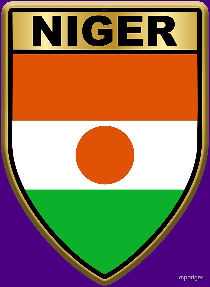 "NIGER Gifts, Masks, Stickers & Products (6)" by mpodger | Redbubble