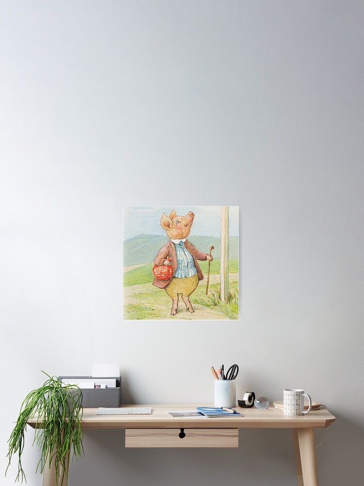 "Pigling Bland by Beatrix Potter" Poster for Sale by Geekimpact | Redbubble