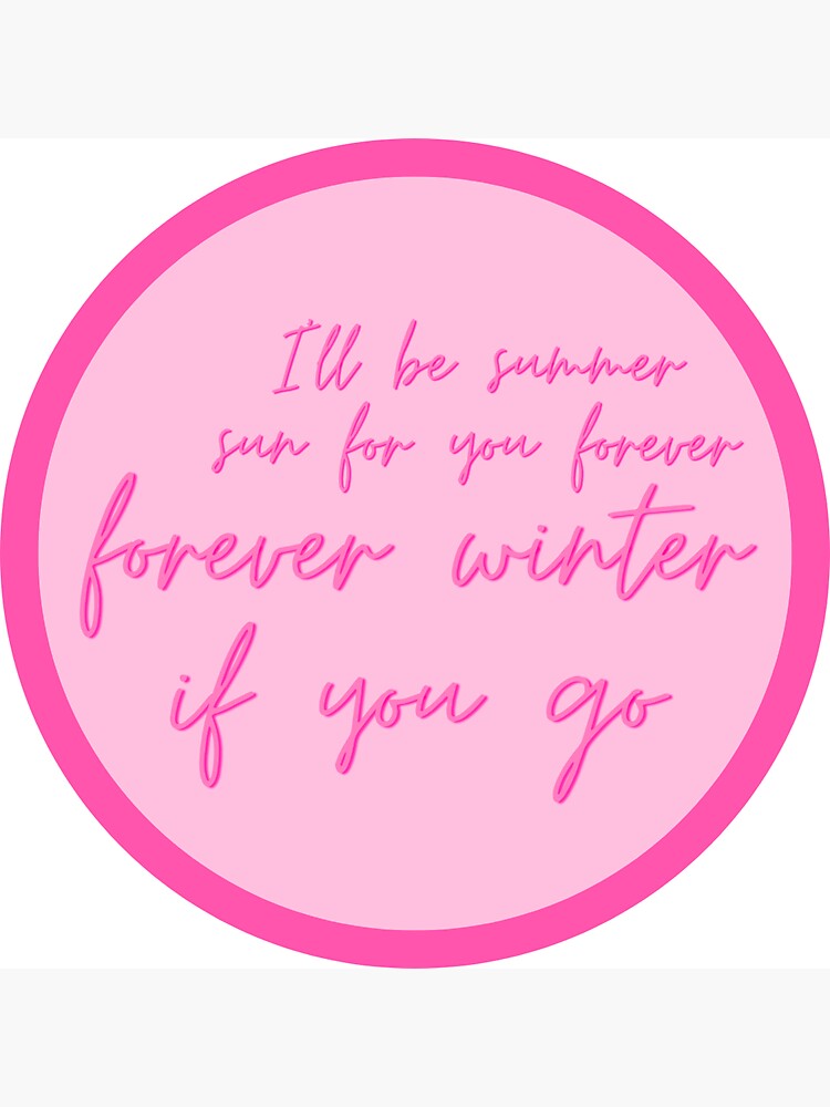 "Taylor swift forever winter" Sticker for Sale by penelopef559 | Redbubble