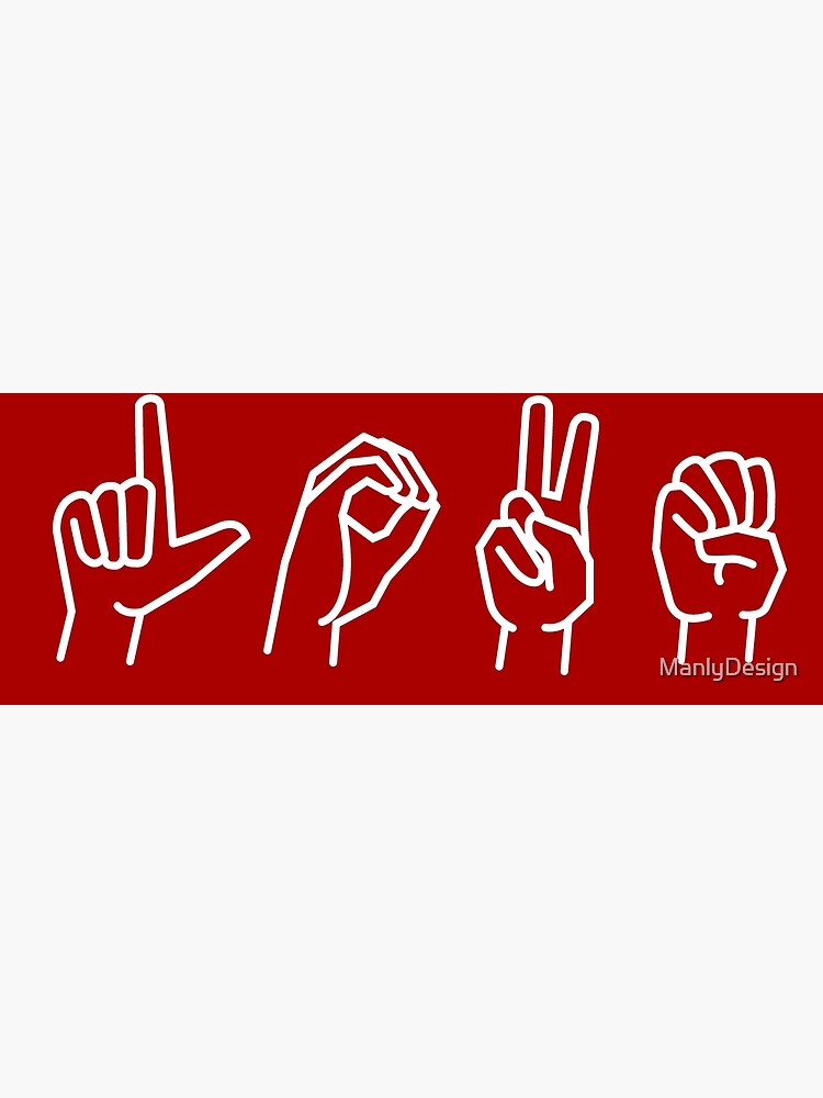 Love American Sign Language Word