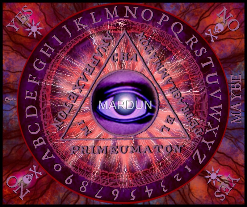 "Necronomicon Triangle Of Art Divination " by MARDUN | Redbubble