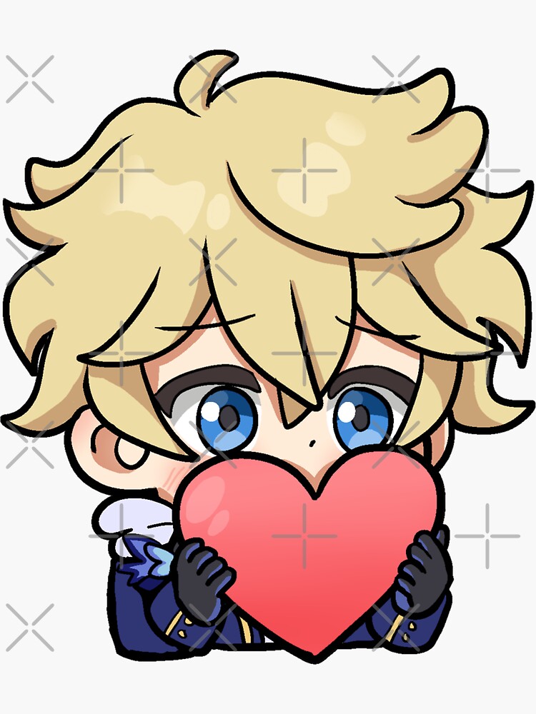 "Mika genshin impact" Sticker for Sale by stvvpy | Redbubble