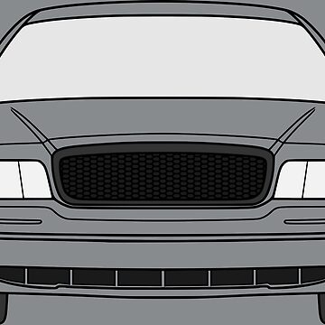 "Ford Crown Victoria Crownvic colored" Sticker for Sale by EdimDesign ...