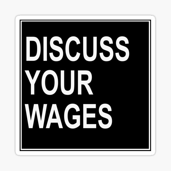 "Wages" Sticker for Sale by VultureNet | Redbubble