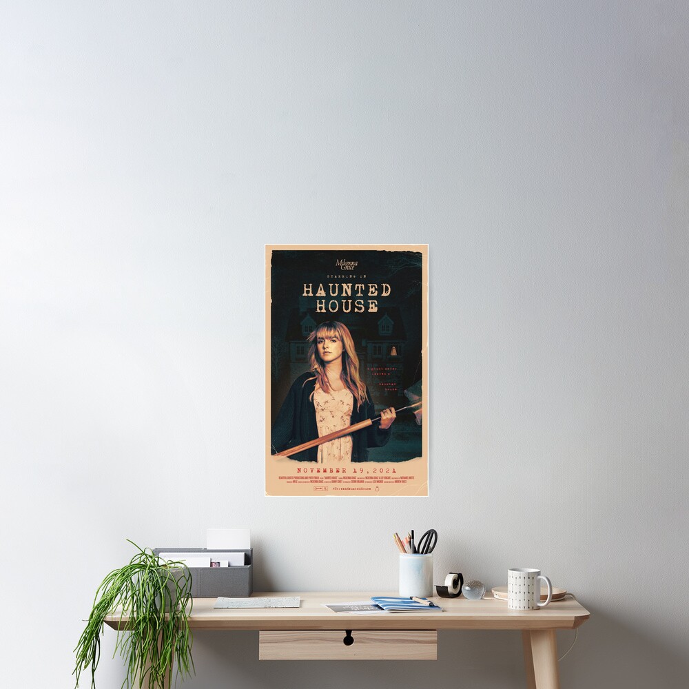 "Haunted House" Poster for Sale by MckennaGraceful | Redbubble