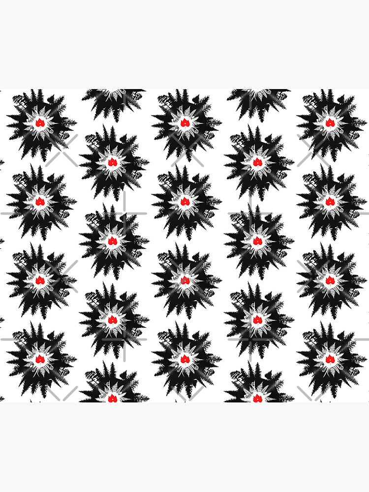 Forest Maple Plant Leaf Vinyl Records Tree Outline Shower Curtain sold ...