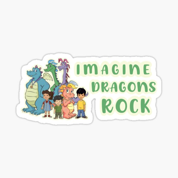 "Imagine Dragon Tales bumper sticker" Sticker for Sale by milkmysheep ...