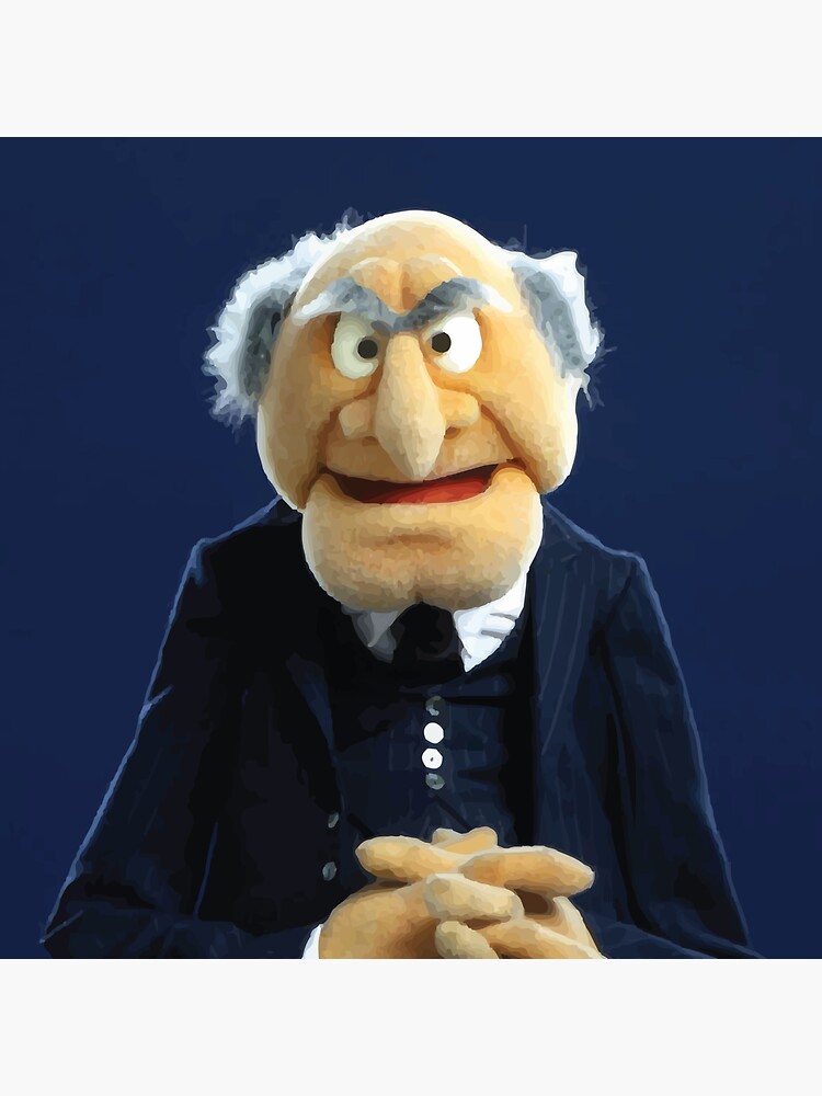 "Statler - Statler and Waldorf" Sticker for Sale by Mupplin | Redbubble