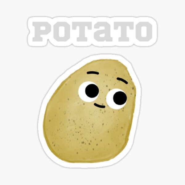 "Potato cute funny meme" Sticker for Sale by dfxupt | Redbubble