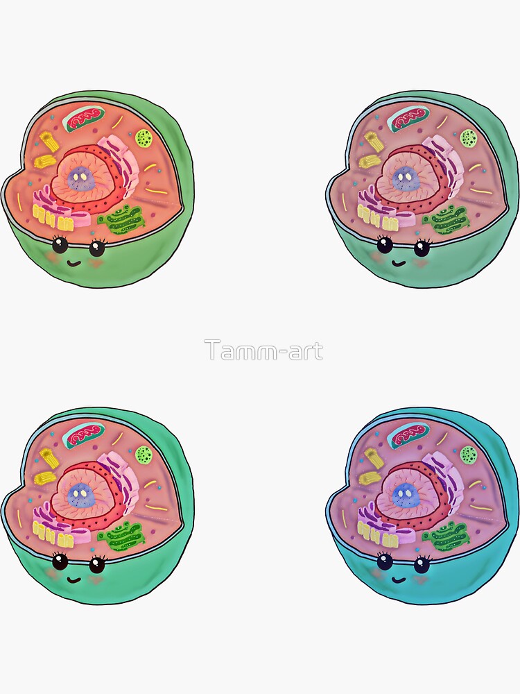 "Cute cells" Sticker for Sale by Tamm-art | Redbubble