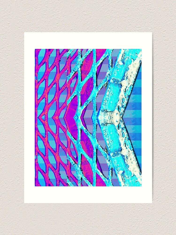 "Snowflake vs Metalflake - Arctic White Overlay Blue Stripes with ...