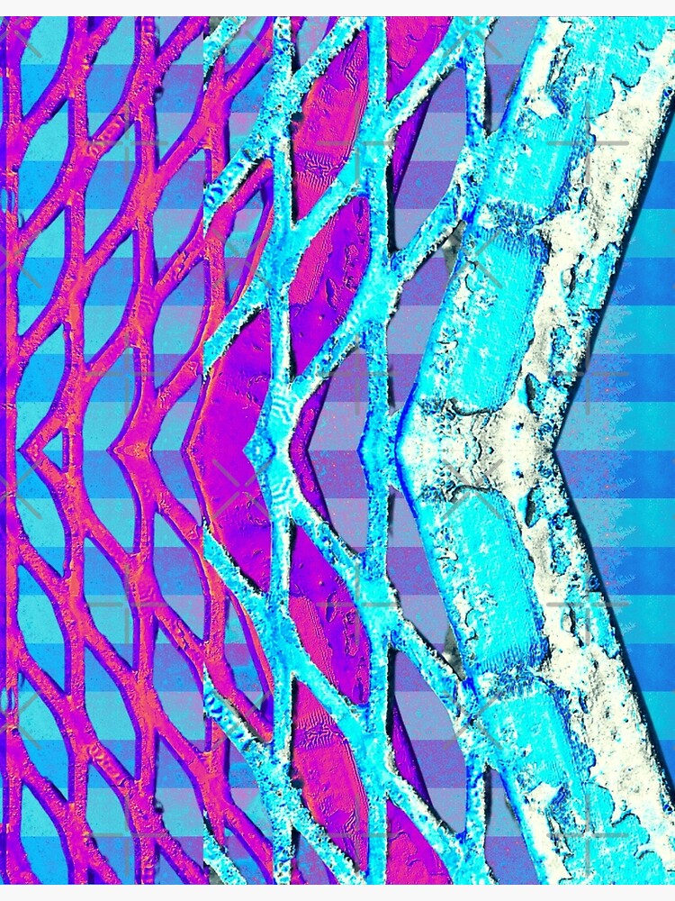 "Snowflake vs Metalflake - Arctic White Overlay Blue Stripes with ...