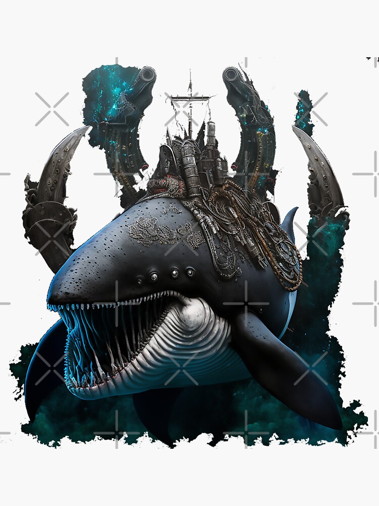 "Battle War Orca Whale with Armour" Sticker for Sale by The-Fox-Hole ...