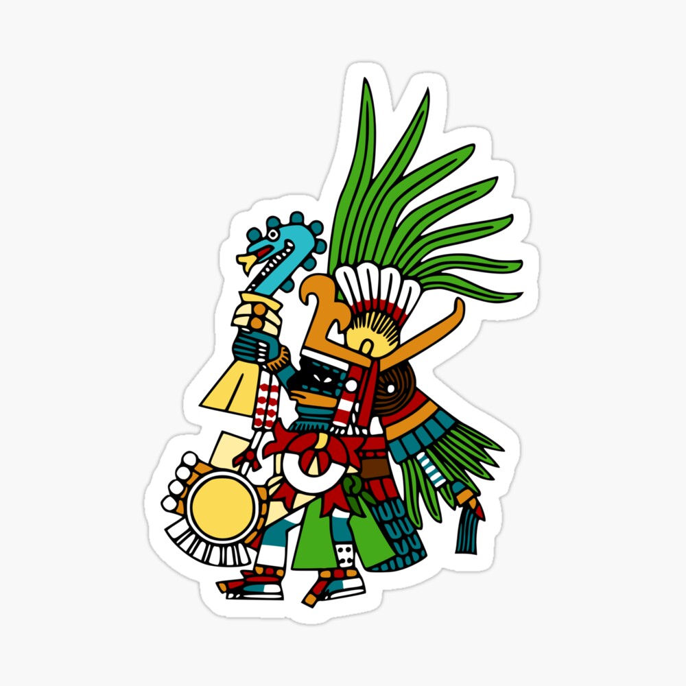 Aztekischer Gott Huitzilopochtli Aztec Götter Huitzilopochtli
