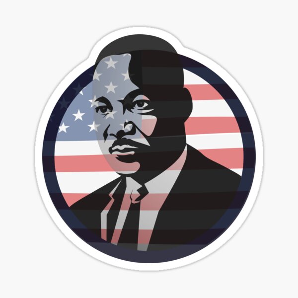 "Martin Luther King Jr. Day Stickers & Magnets" Sticker for Sale by ...