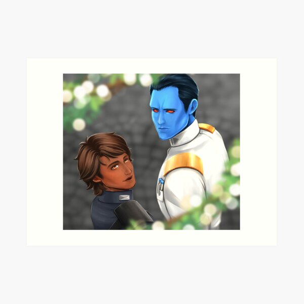 "Thrawn and Eli Vanto " Art Print for Sale by Junchan-nyan | Redbubble