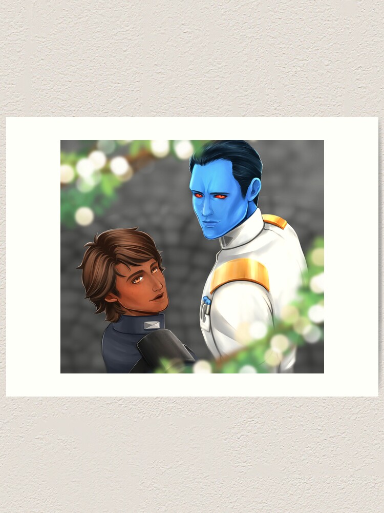 "Thrawn and Eli Vanto " Art Print for Sale by Junchan-nyan | Redbubble