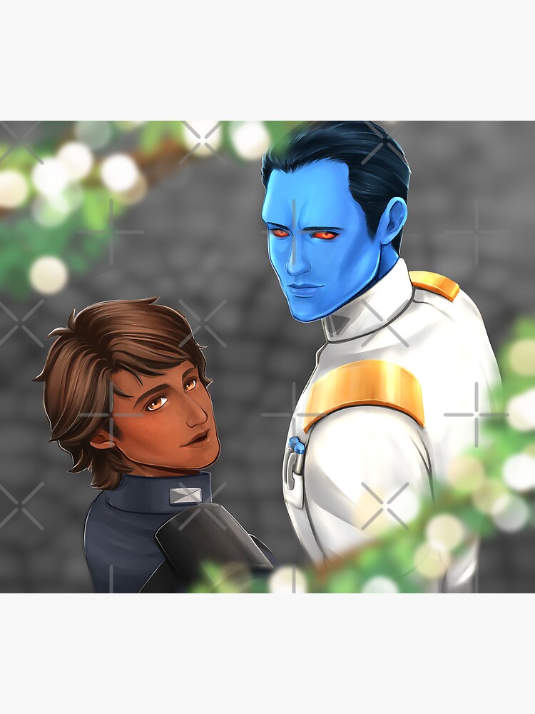 "Thrawn and Eli Vanto " Art Print for Sale by Junchan-nyan | Redbubble