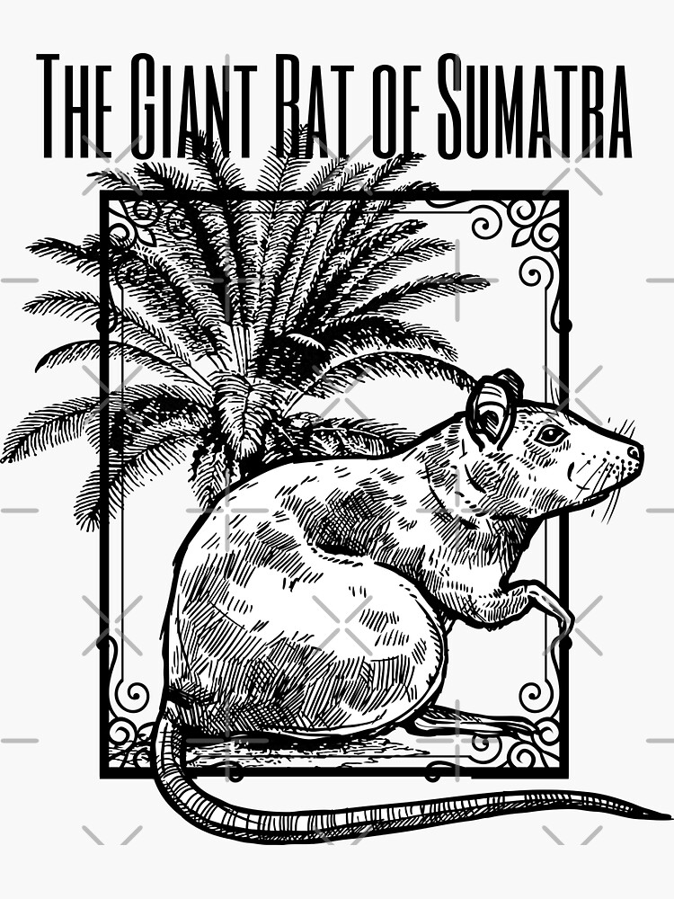 "The Giant Rat of Sumatra Holmesian Holmesians Sherlock Holmes" Sticker ...