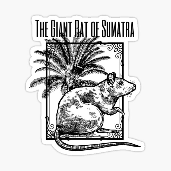 "The Giant Rat of Sumatra Holmesian Holmesians Sherlock Holmes" Sticker ...