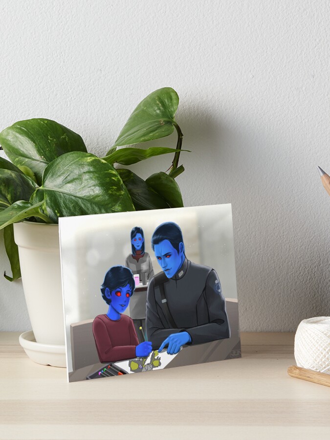 "Thrawn and Che’ri (and Thalias)" Art Board Print for Sale by Junchan-nyan | Redbubble