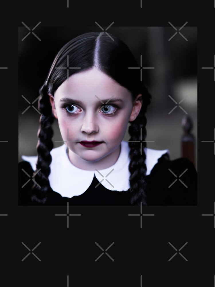 "Wednesday Addams AI Generated Digital Art" T-shirt for Sale by ...