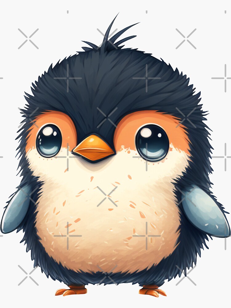 "Chibi Penguin" Sticker for Sale by Jokel-art | Redbubble