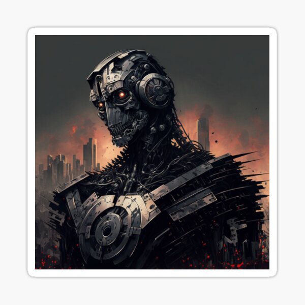 "cyborg bad" Sticker for Sale by Sellarg | Redbubble