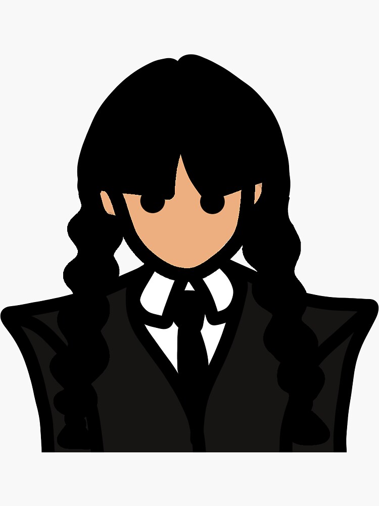 "Emo Girl Aesthetic." Sticker for Sale by LilleArt | Redbubble