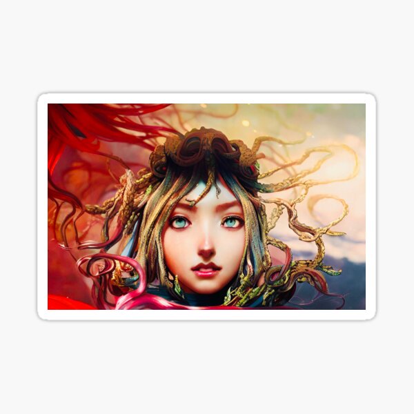 "Medusa" Sticker for Sale by kanunild | Redbubble