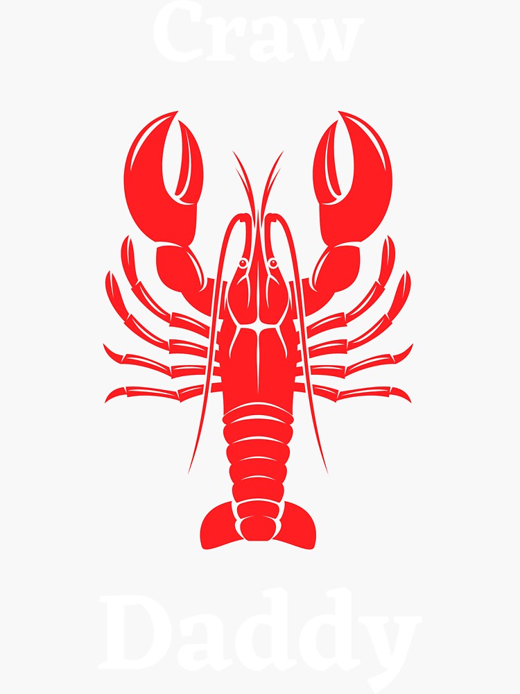 "Cajun Craw Daddy" Sticker for Sale by SugarHammer | Redbubble