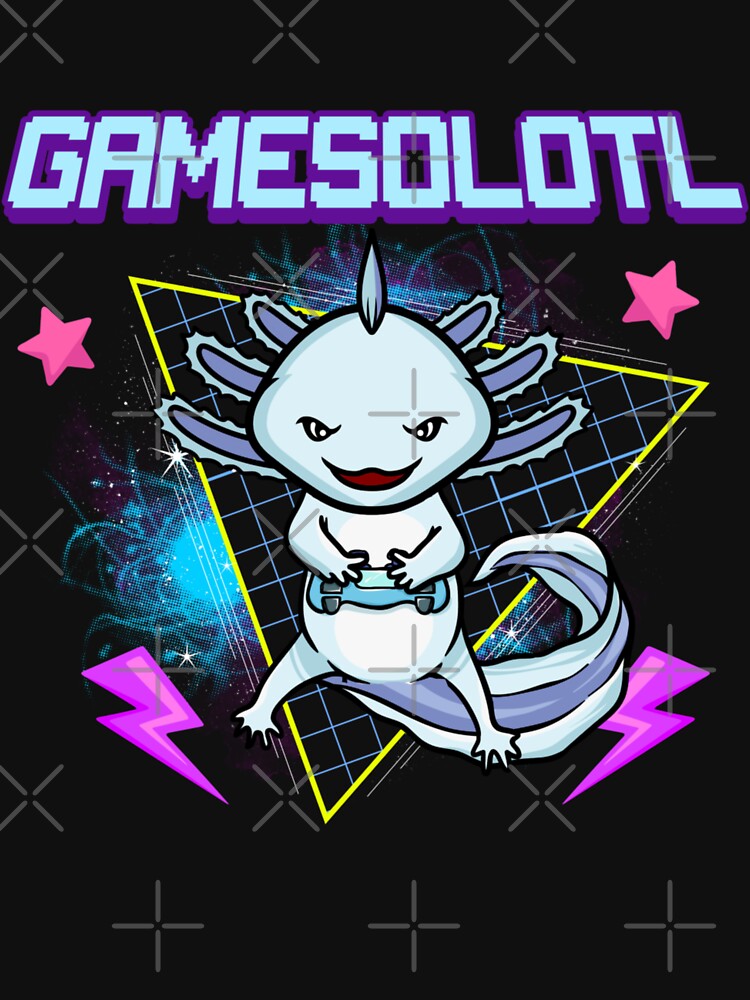 "Gamesolotl Axolotl Gamer with Headset Cute Anime Kawaii" T-shirt for ...