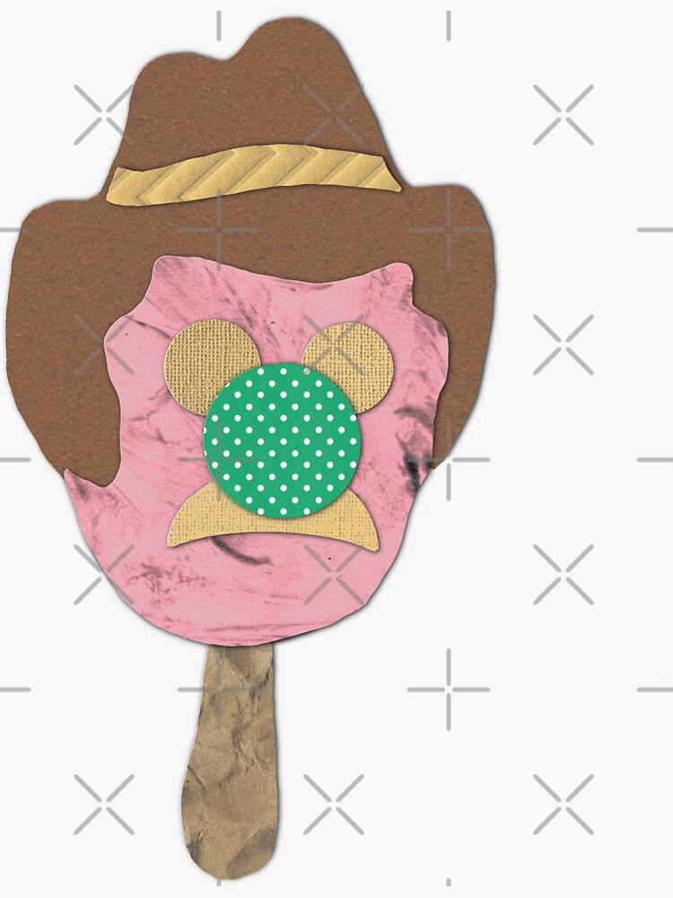 "Bubble O’Bill Paper Cut " Sticker for Sale by latenightsnacc | Redbubble