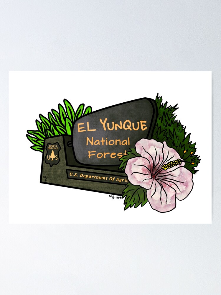 El Yunque Poster For Sale By Vj Artboricua Redbubble