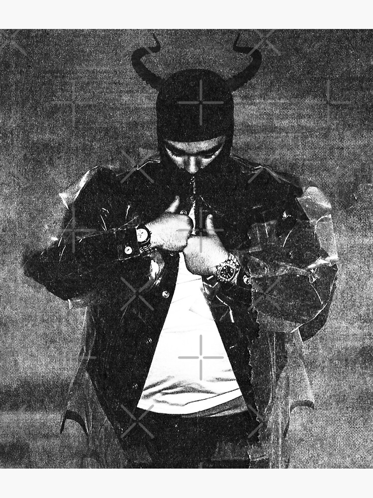 "Yeat Designer Flexing Stepping Out Concert Devil Horns Graphic Design ...