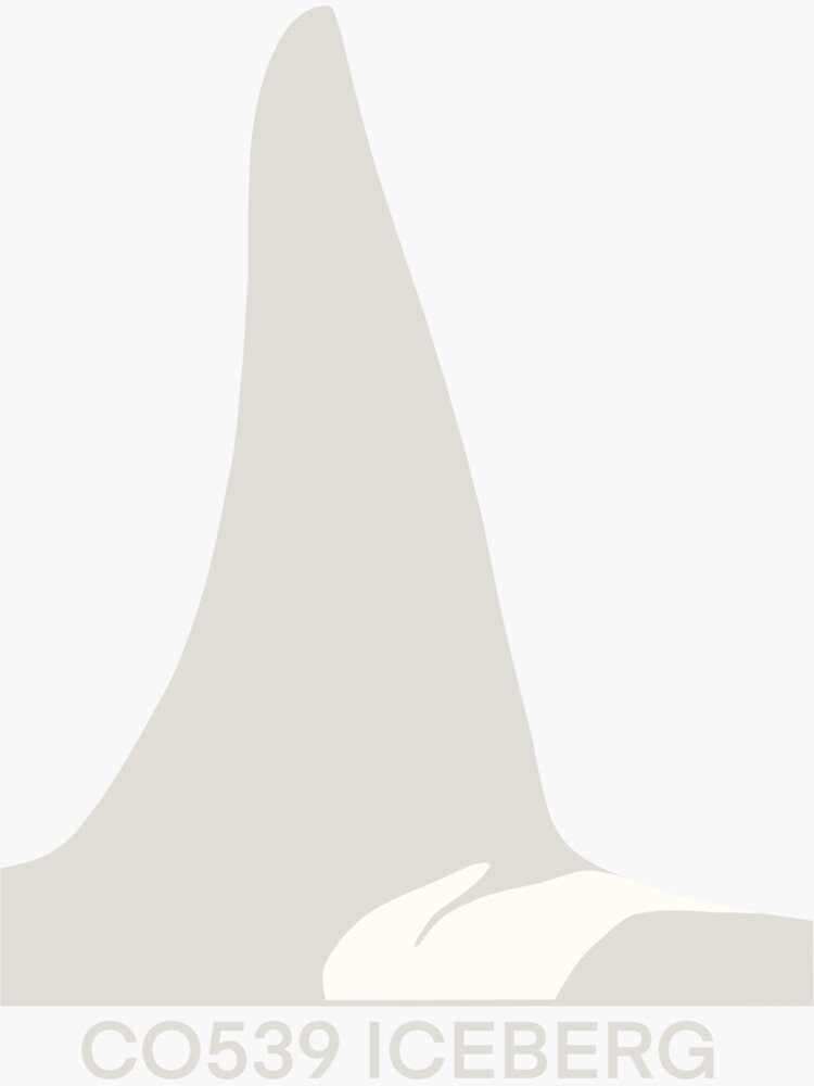 "CO539 Iceberg dorsal fin" Sticker for Sale by OrcinusArt | Redbubble