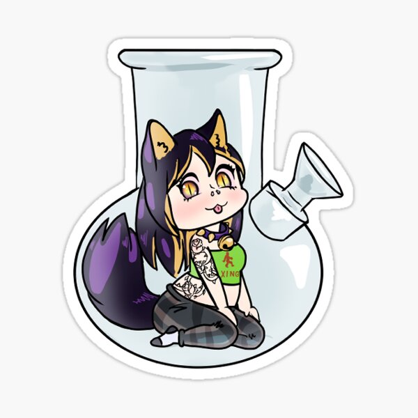 "coom jar/bong - awielvtuber emtoe" Sticker for Sale by mermaidonstilts ...