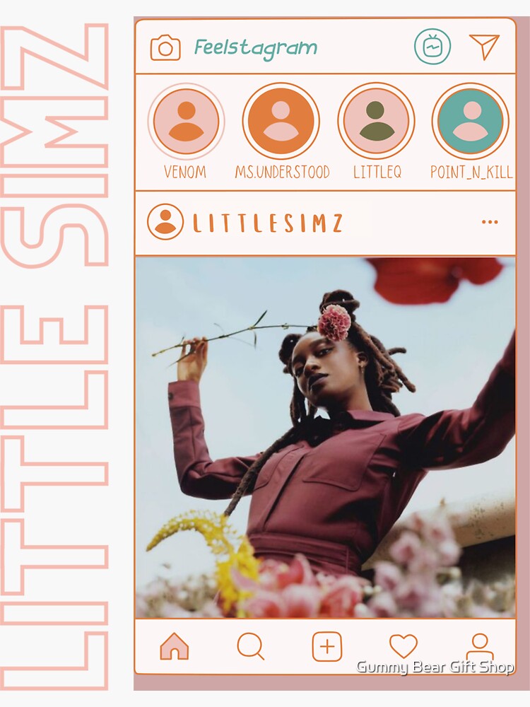 "Little Simz Singer - Point and Kill - Cute Girl Blogger Aesthetic ...