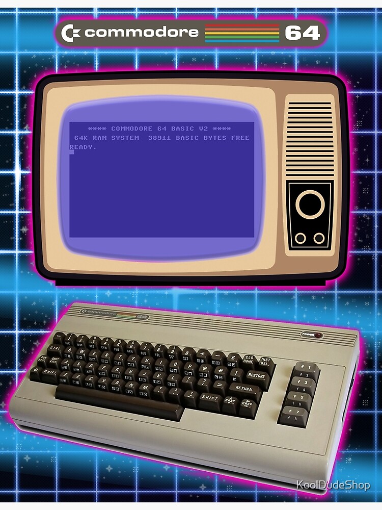 "Commodore 64" Poster for Sale by KoolDudeShop | Redbubble