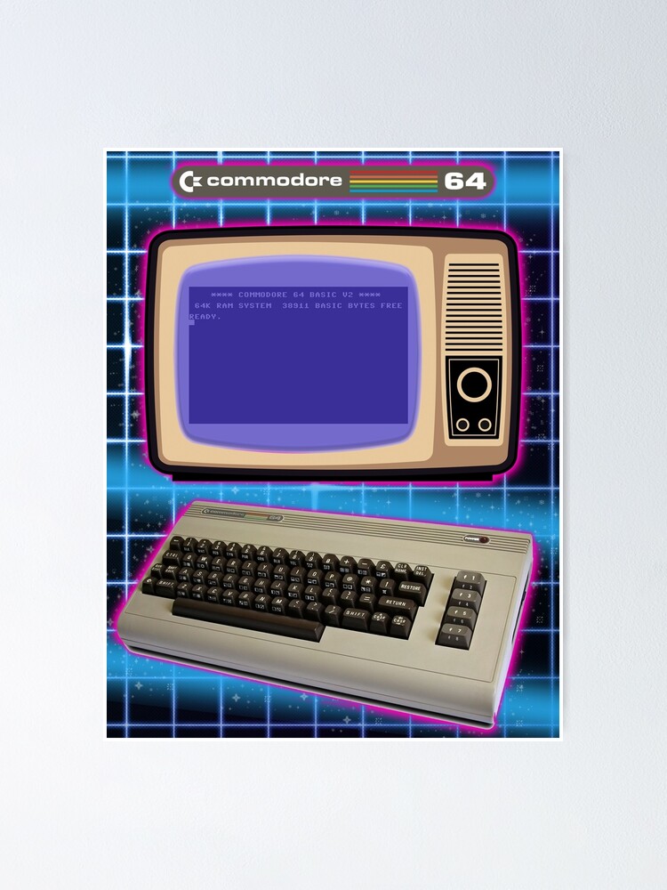 "Commodore 64" Poster for Sale by KoolDudeShop | Redbubble