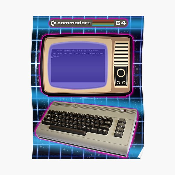 "Commodore 64" Poster for Sale by KoolDudeShop | Redbubble