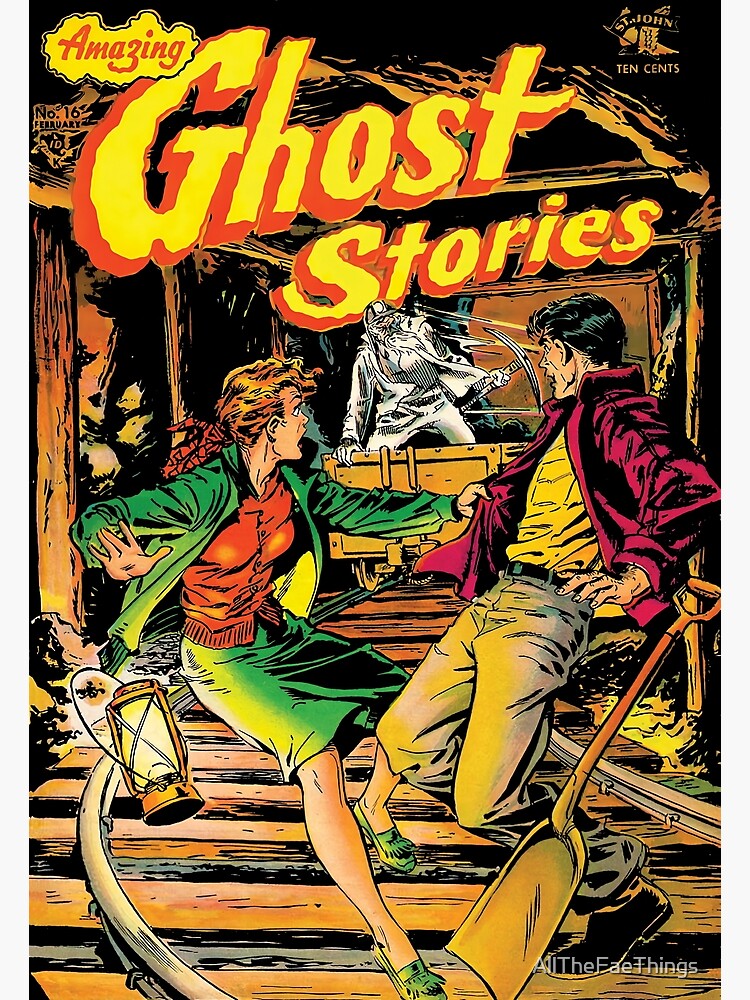 "Amazing Ghost Stories Vol.16 1950's Horror Comic Cover" Poster for ...