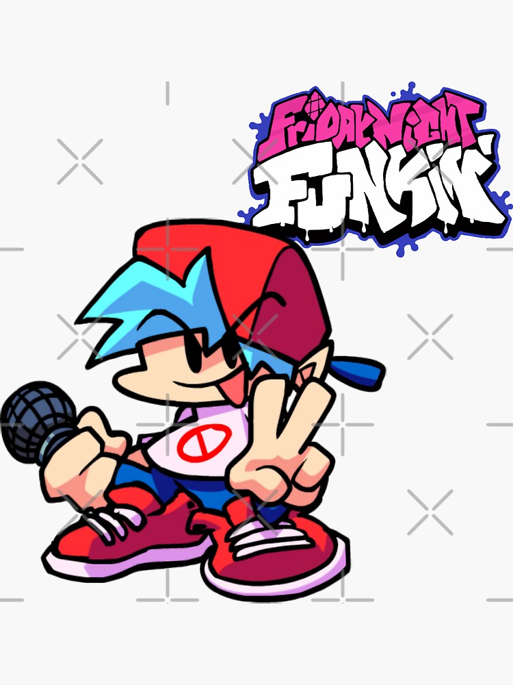 "fnf" Sticker for Sale by jlicero | Redbubble