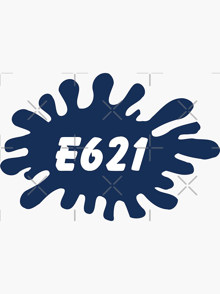"Blue E621 Parody Logo" Sticker for Sale by AshenIris | Redbubble