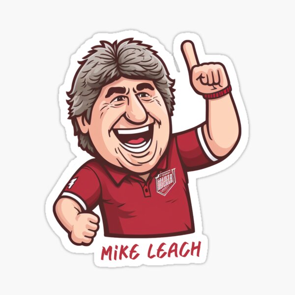 "Mike leach" Sticker for Sale by Sarahthelast | Redbubble