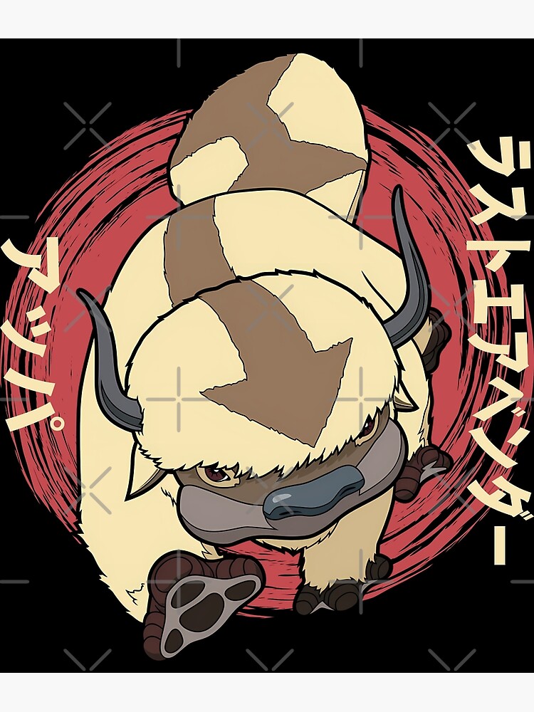 "Appa The Last Airbender - Anime Japanese" Poster for Sale by ...